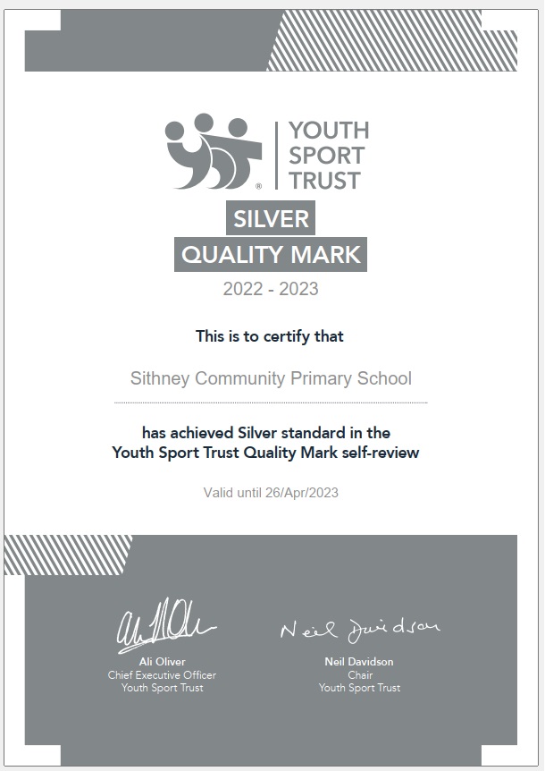 PE & Sports Premium - Sithney Community Primary School